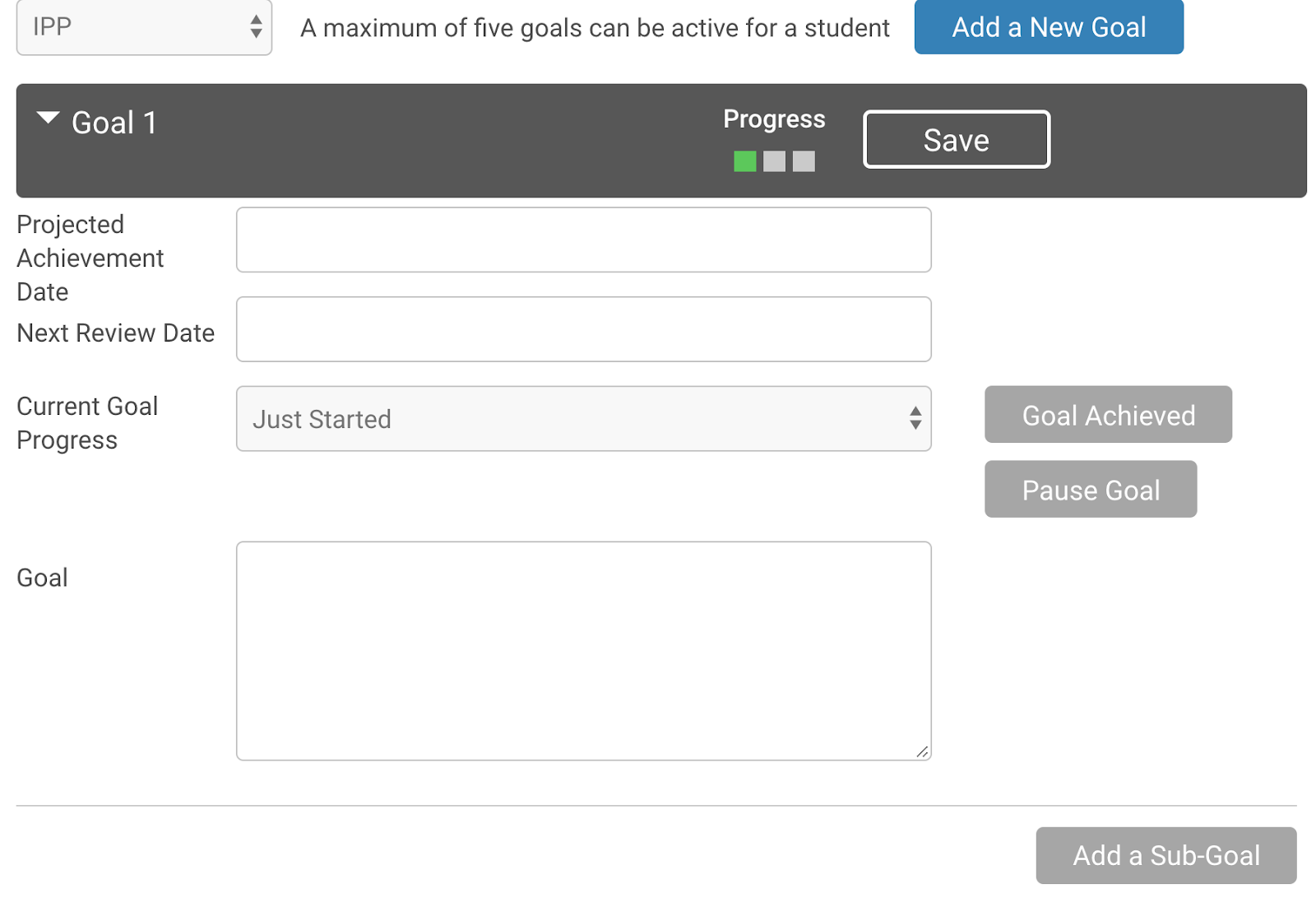 Student Support Plan | Jigsaw Learning